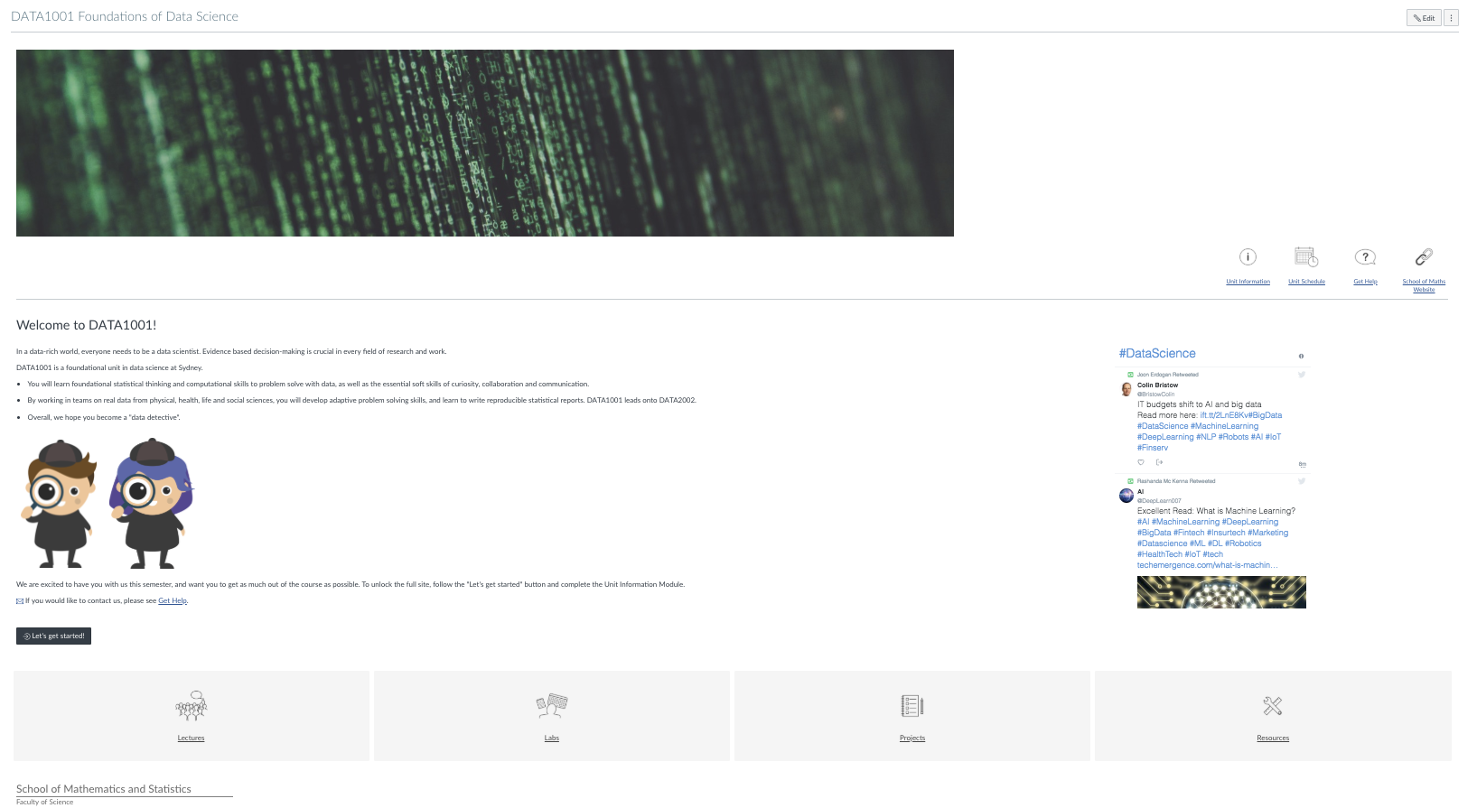 DATA1001 – Teaching@Sydney