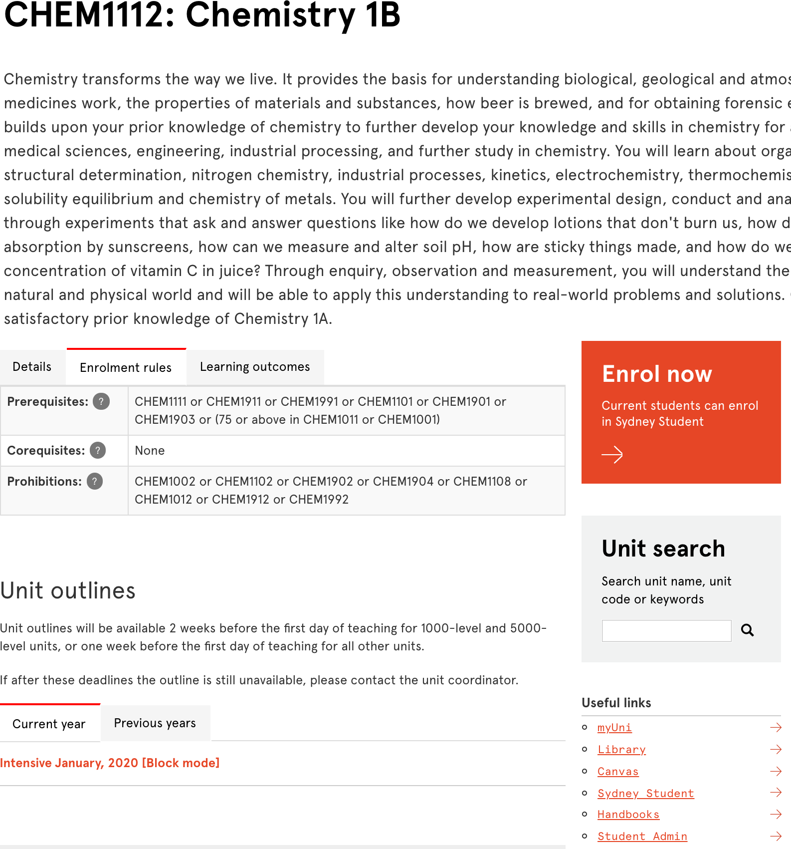 Making our curriculum visible: unit outlines now online – Teaching@Sydney