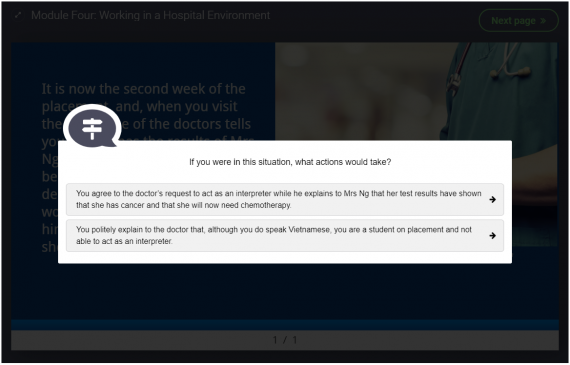 Preparing students for learning in the hospital environment – an ...