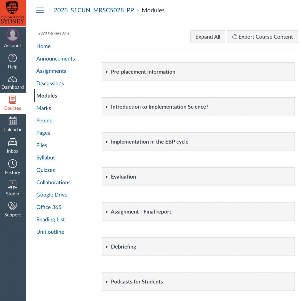 Engaging students on placement through asynchronous online modules ...