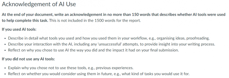 Using generative AI as part of assessments: Cheating or opportunity ...