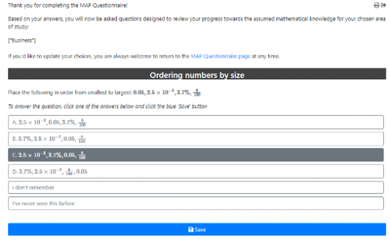 Mapping students’ assumed mathematical knowledge with the Learning Hub ...